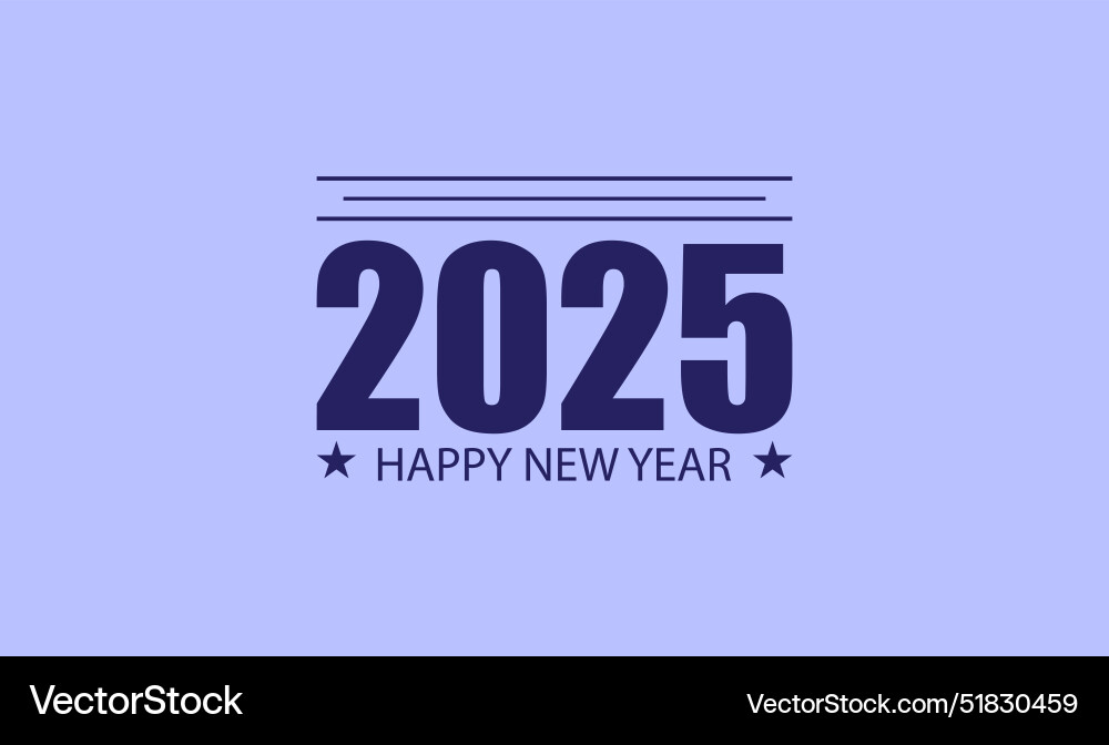 New beginnings welcome 2025 with open arms Vector Image