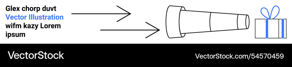 Transformation process depicted as telescopic view