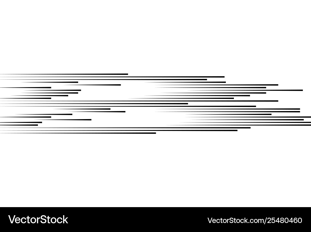 Speed lines isolated motion effect for your Vector Image