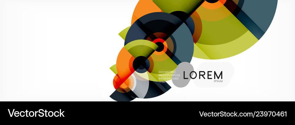 Abstract background circle design Royalty Free Vector Image