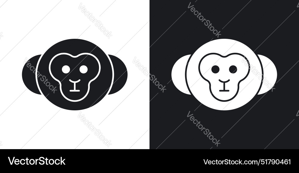 Monkey icon Royalty Free Vector Image - VectorStock