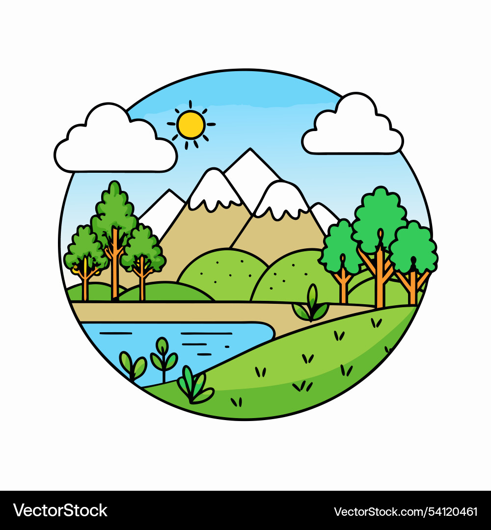 Nature-inspired Royalty Free Vector Image - VectorStock
