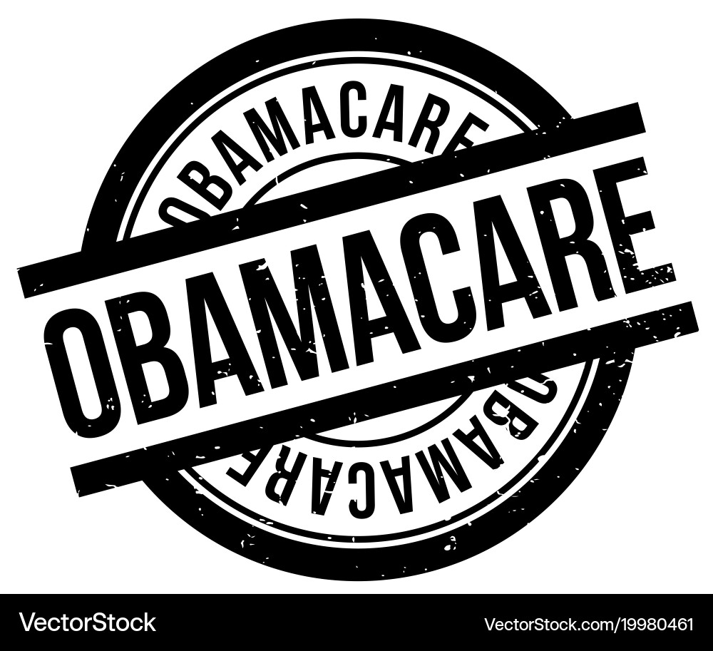 Obamacare rubber stamp Royalty Free Vector Image
