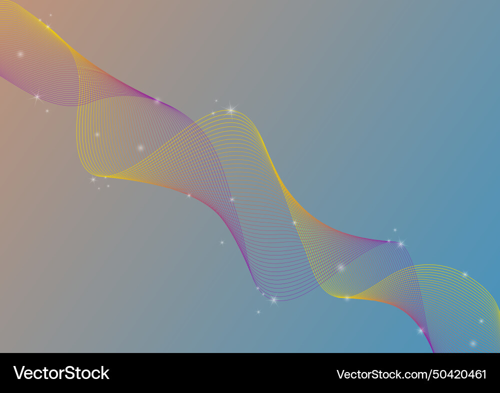 Wave abstract background Royalty Free Vector Image
