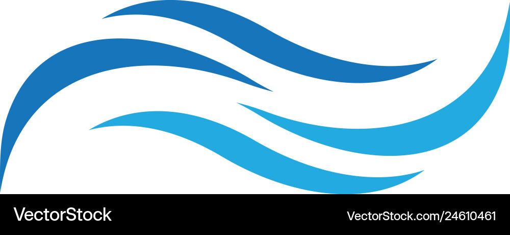 Wave symbol Royalty Free Vector Image - VectorStock