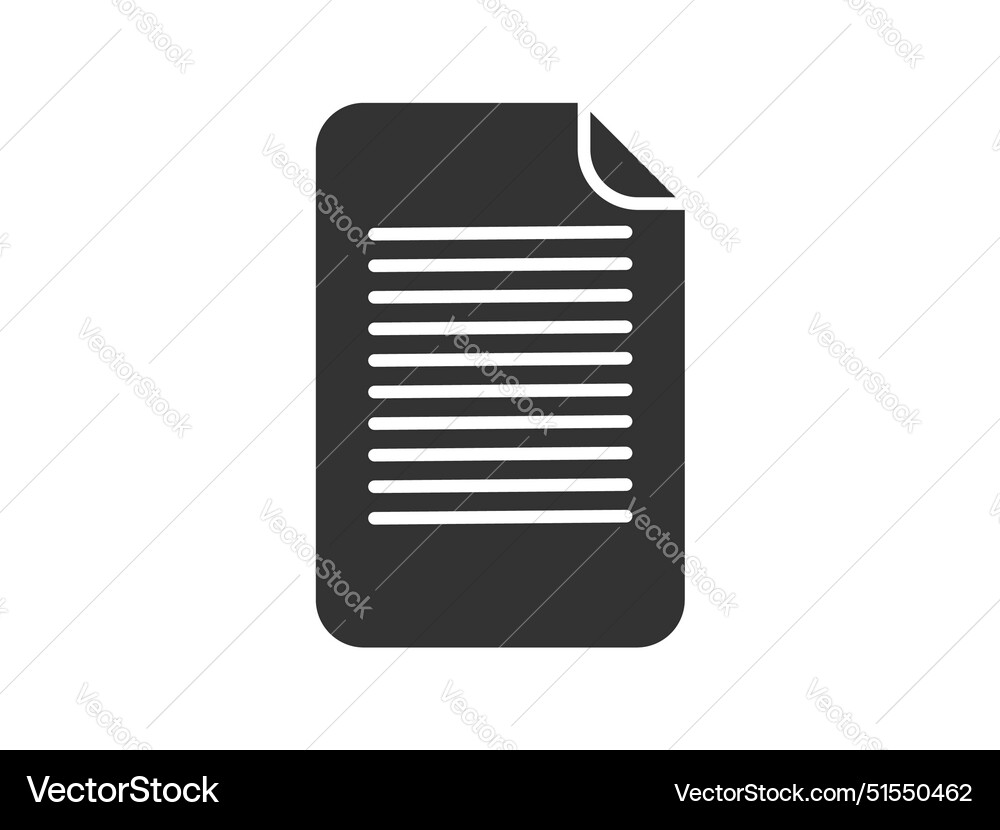 A icon depicting documents suitable for web Vector Image