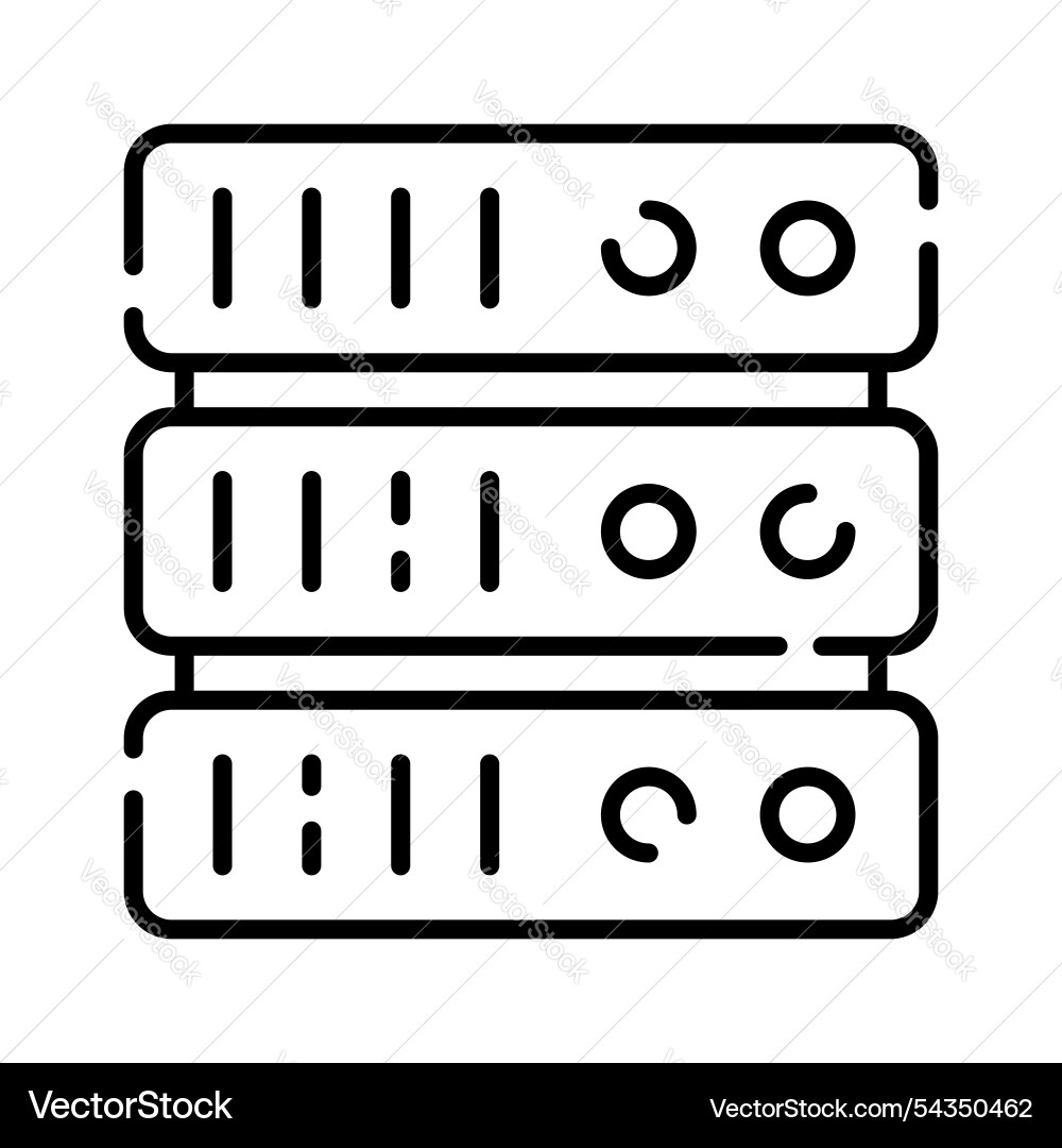 Data server Royalty Free Vector Image - VectorStock