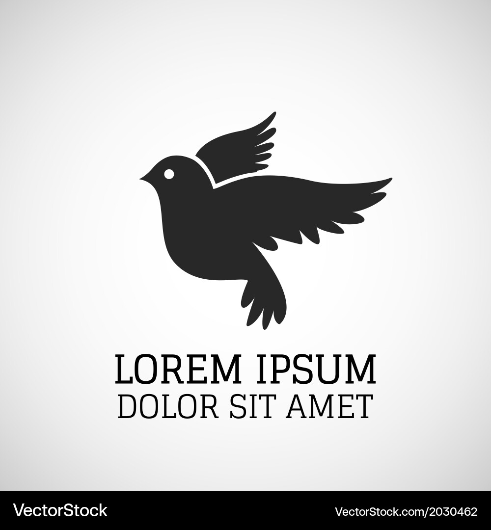 Dove icon Royalty Free Vector Image - VectorStock