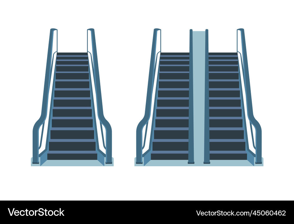 Electric airport ladder escalator elevator Vector Image