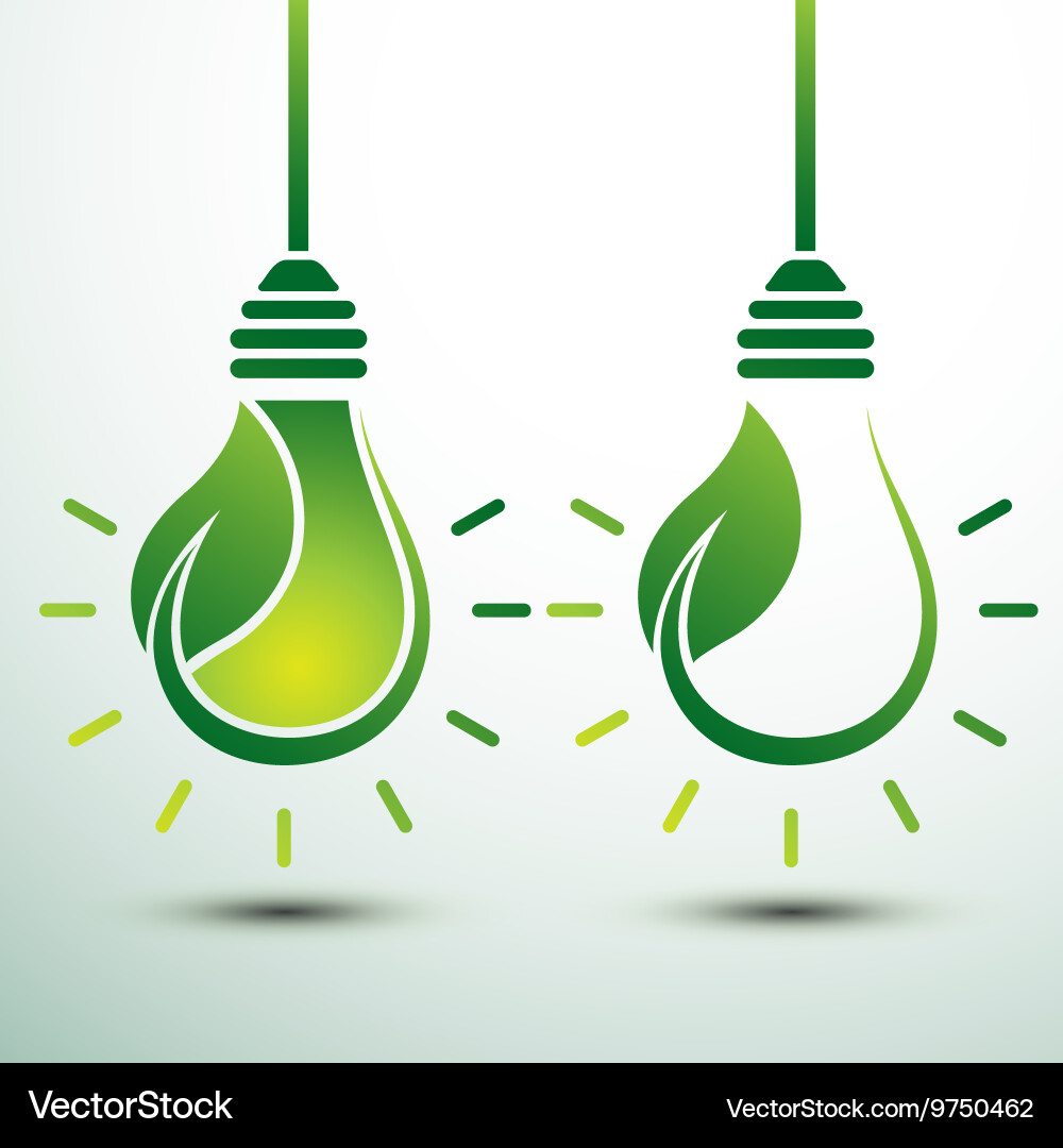 Green idea Royalty Free Vector Image - VectorStock