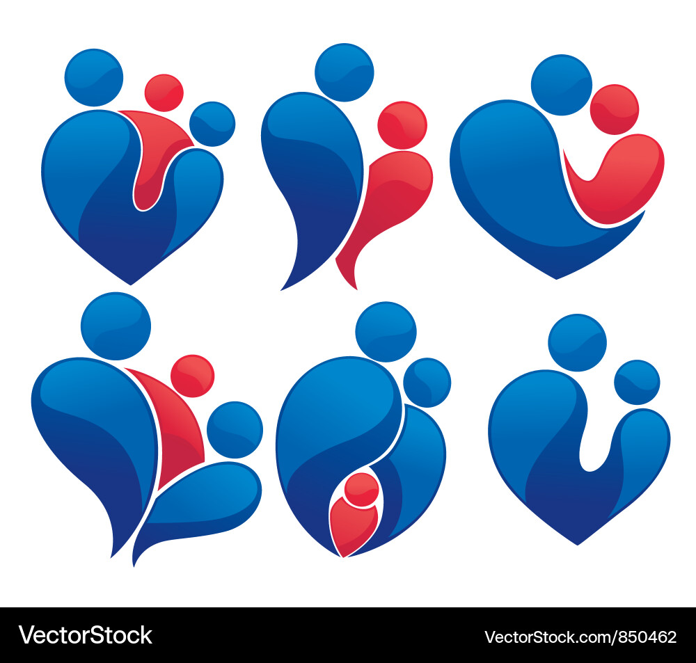 Love family and relationship Royalty Free Vector Image