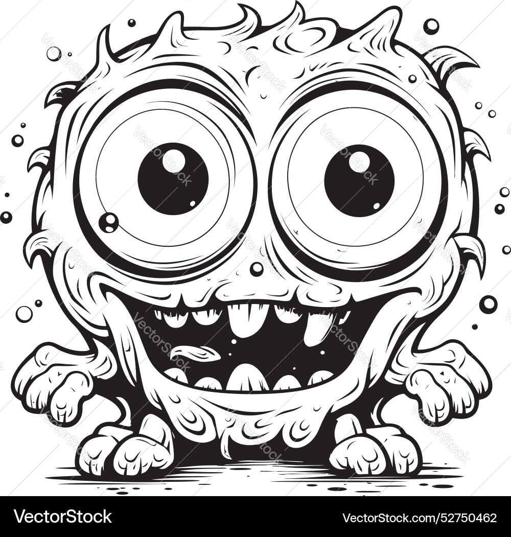 Mischievous mayhem coloring pages with lovable Vector Image