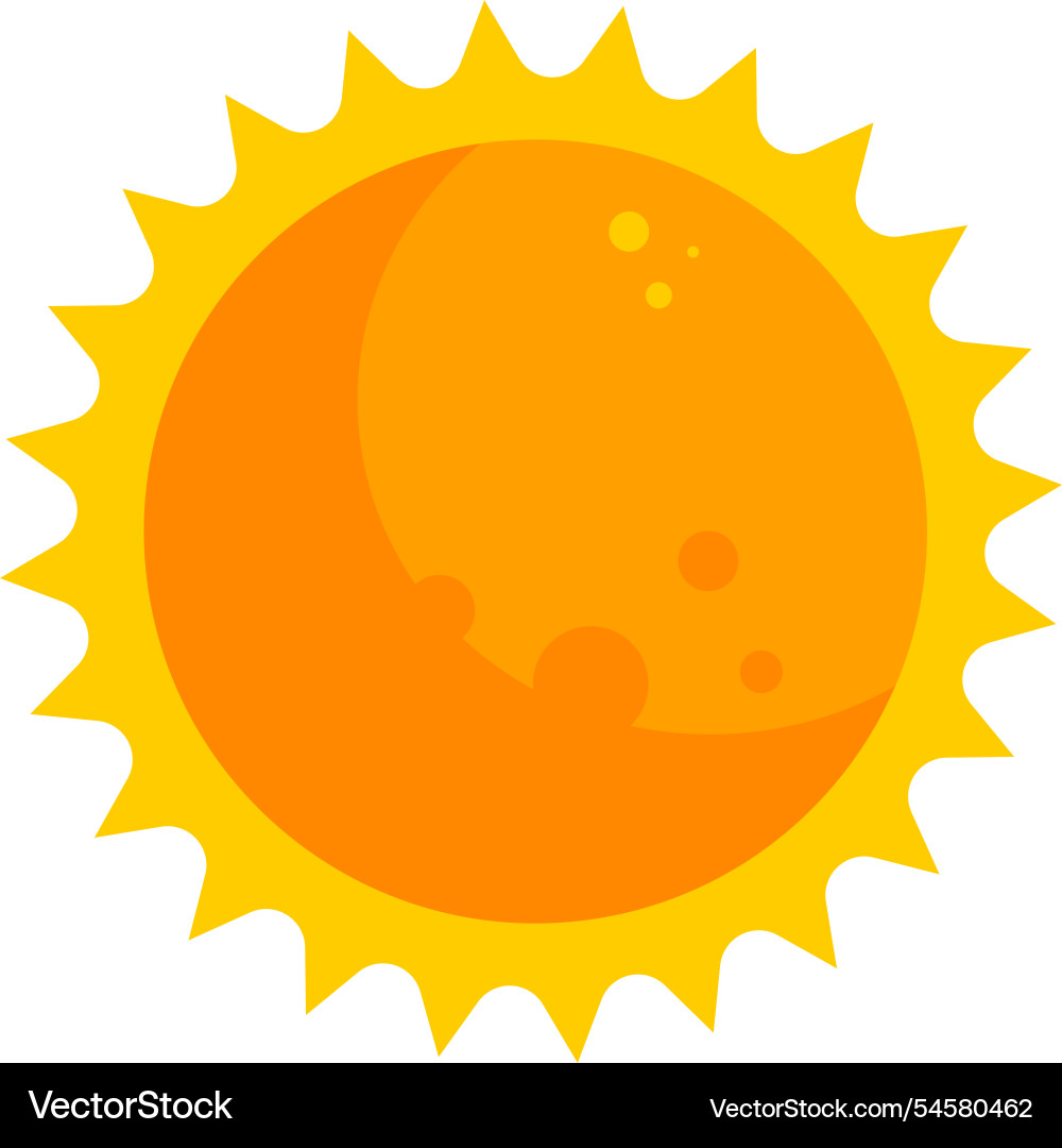Sun sunshine Royalty Free Vector Image - VectorStock