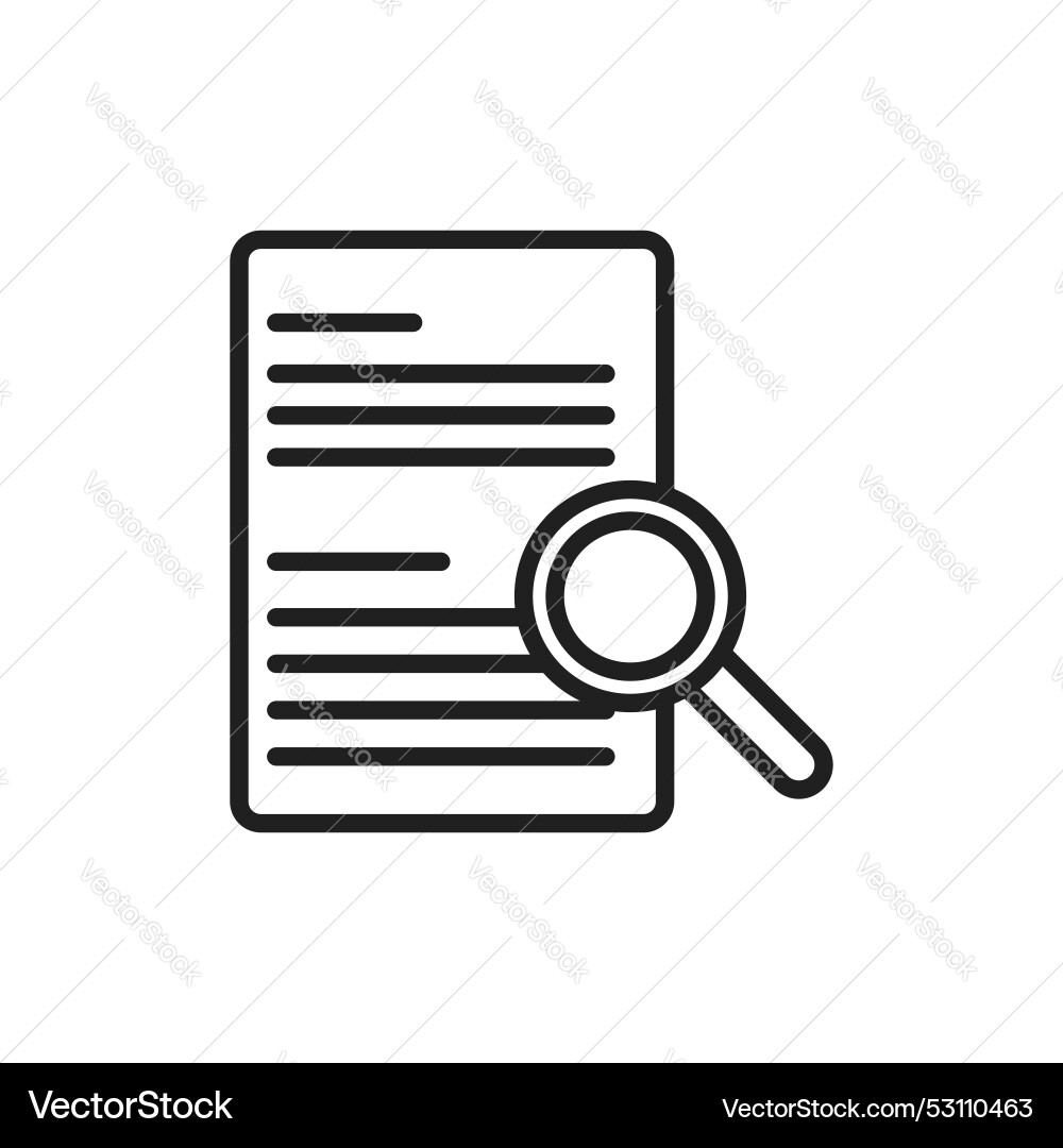 Case studies icon Royalty Free Vector Image - VectorStock