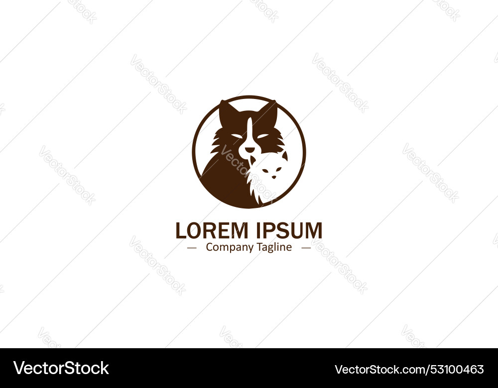 Elegantly designed whisker icon featuring Vector Image