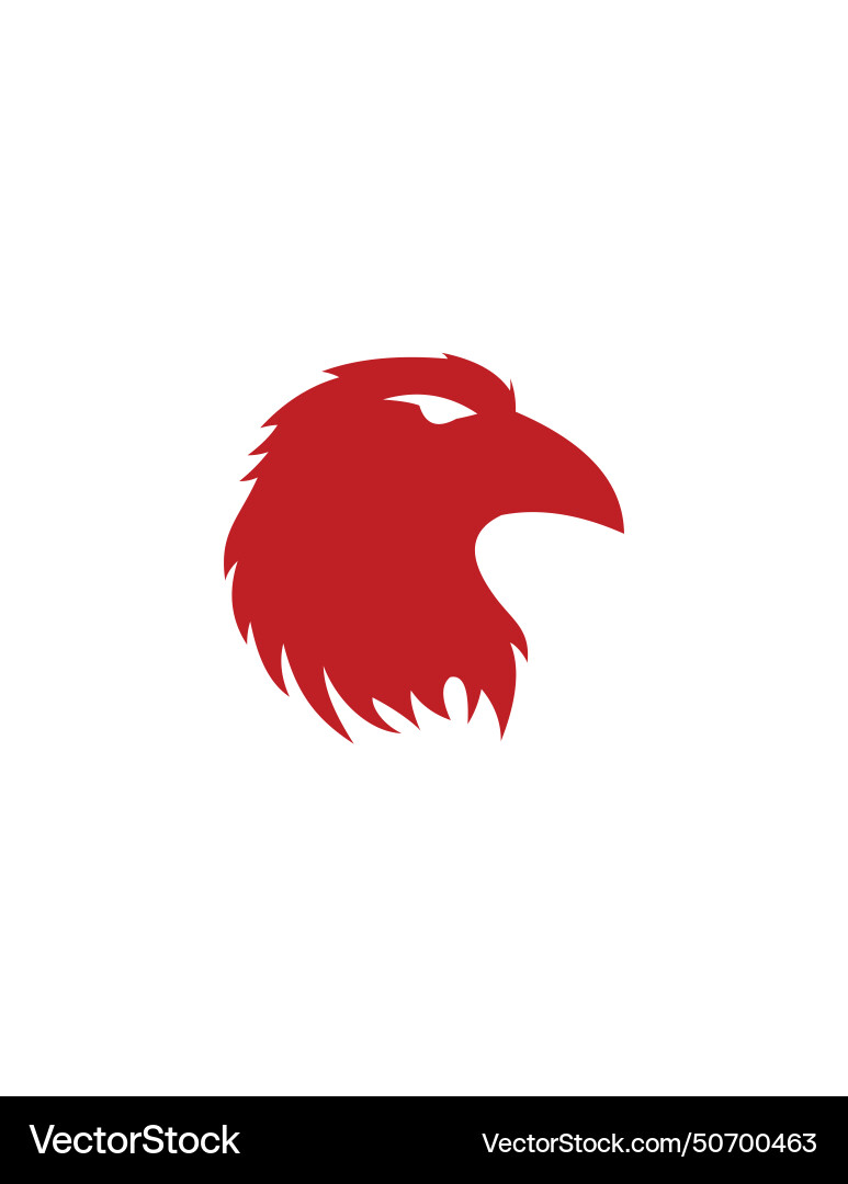 Head of raven logo Royalty Free Vector Image - VectorStock