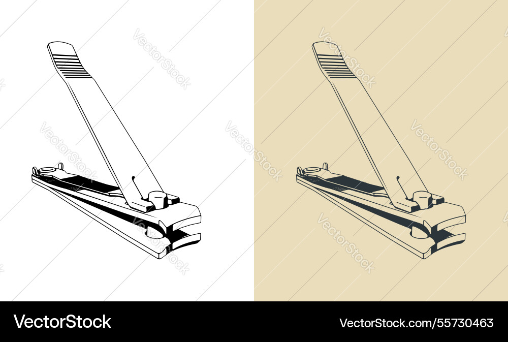 Nail clipper Royalty Free Vector Image - VectorStock