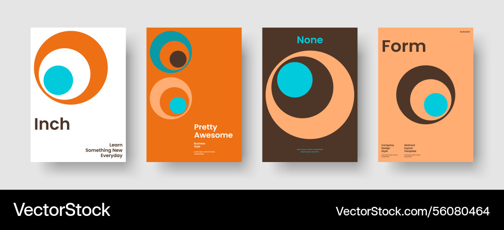 Abstract business presentation design creative Vector Image