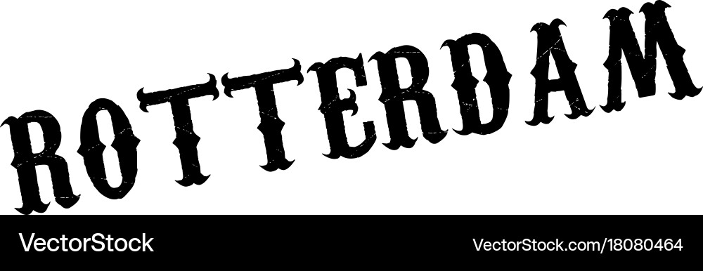 Rotterdam rubber stamp Royalty Free Vector Image