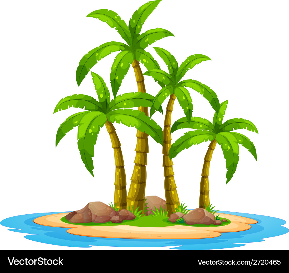 Island Royalty Free Vector Image - VectorStock