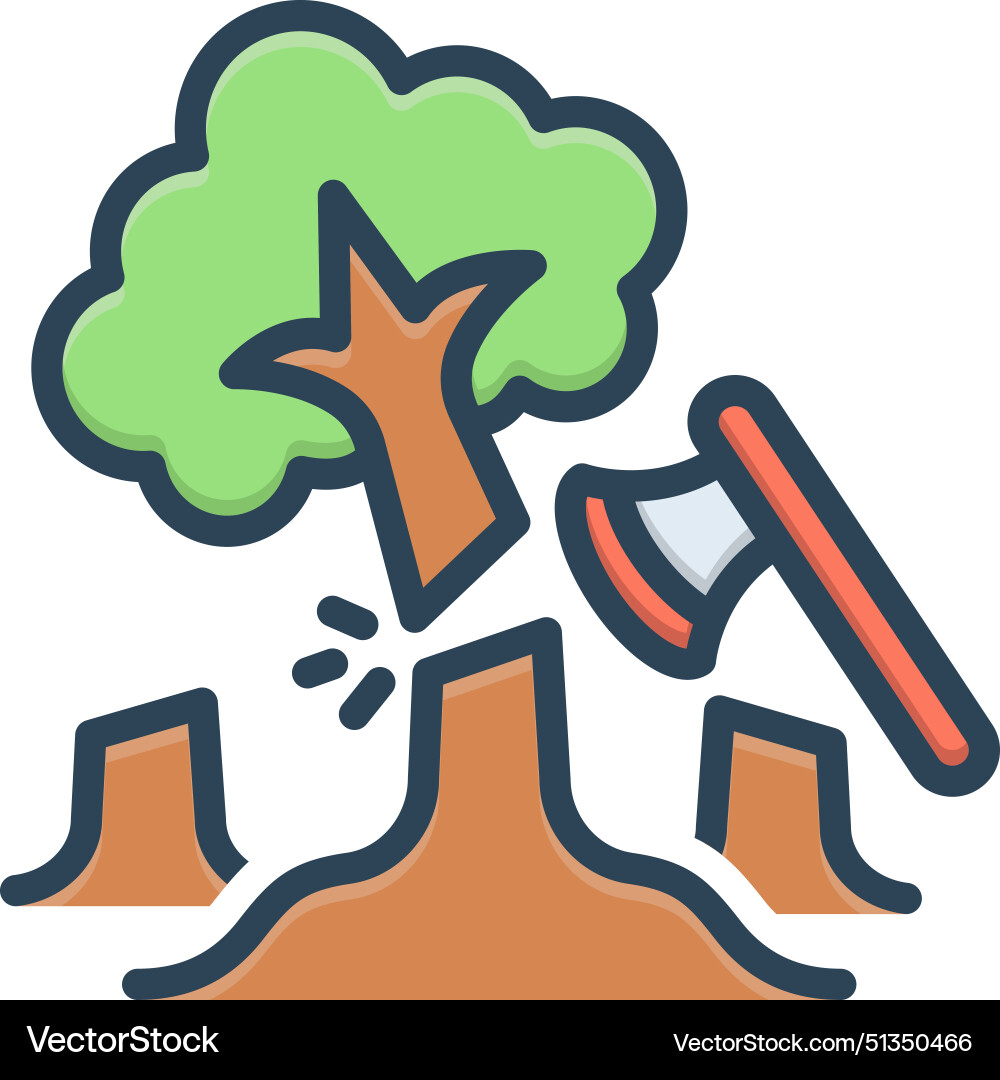 Deforestation Royalty Free Vector Image - VectorStock