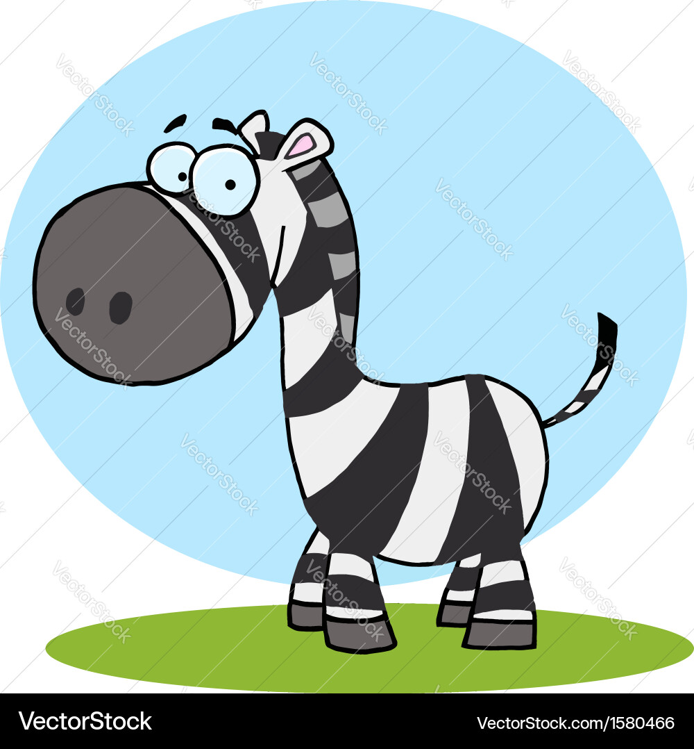 Zerba cartoon Royalty Free Vector Image - VectorStock