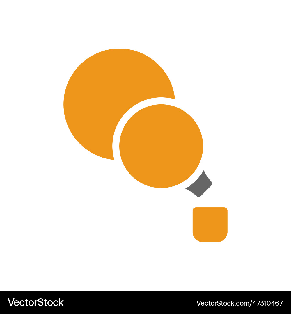 Calabash icon solid style orange grey colour Vector Image