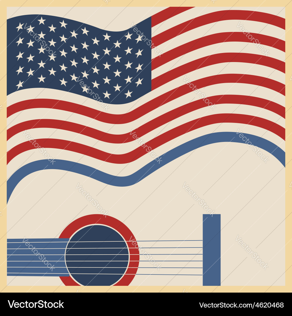 American Country Music Poster