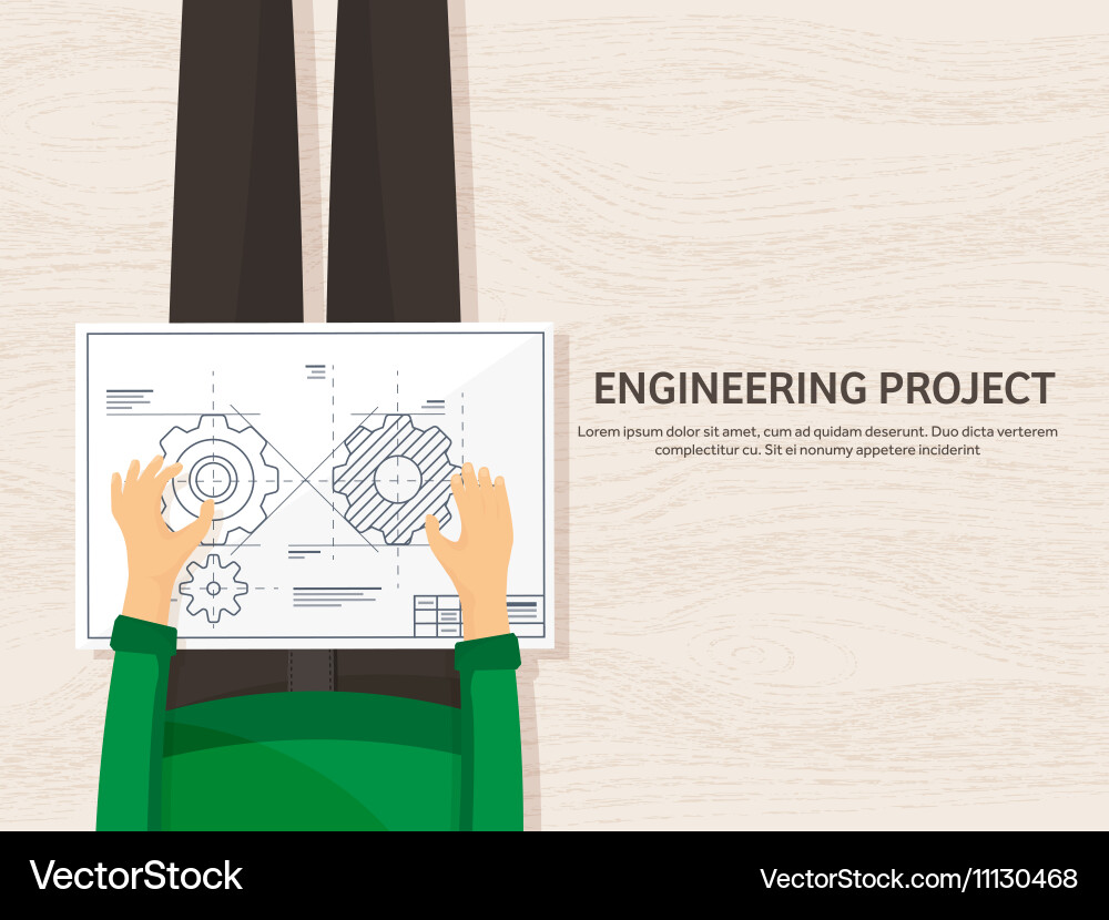 Engineering and architecture Royalty Free Vector Image
