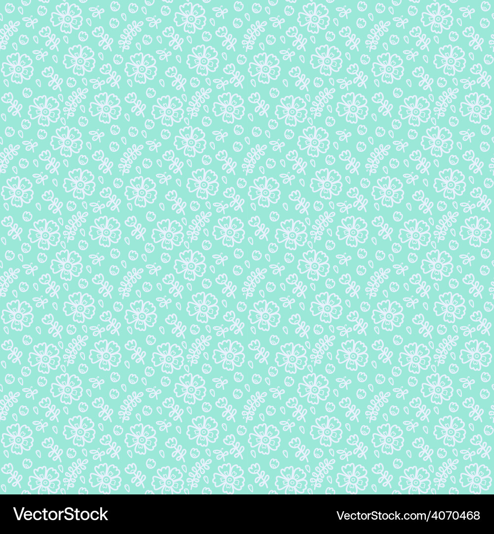 Ornate floral seamless texture Royalty Free Vector Image