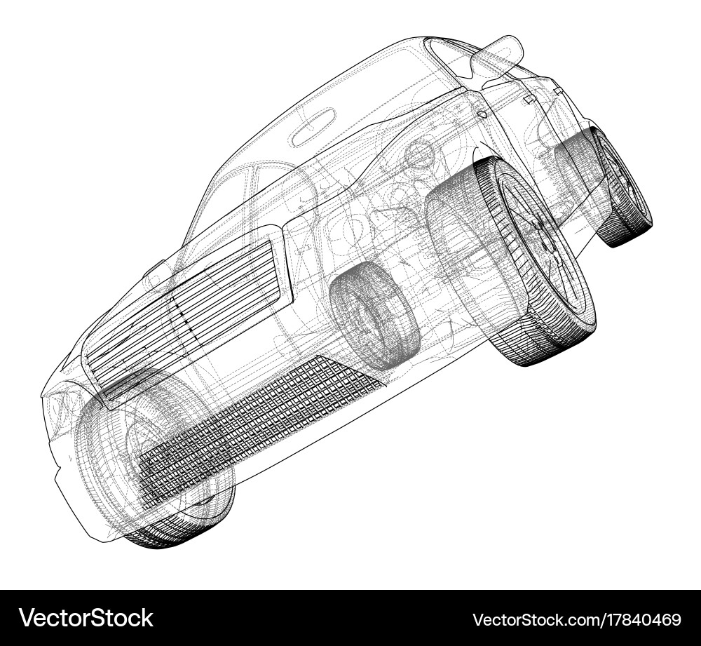 Concept car Royalty Free Vector Image - VectorStock