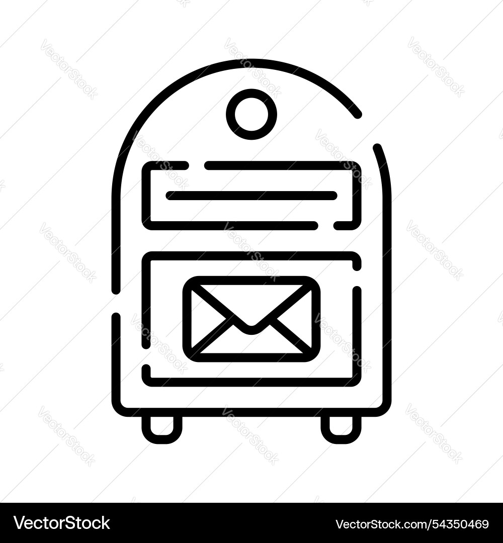 Letterbox Royalty Free Vector Image - VectorStock