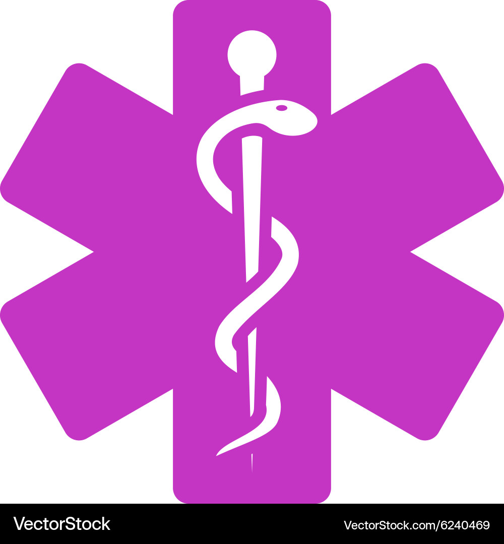 Medical Star Icon Royalty Free Vector Image - VectorStock