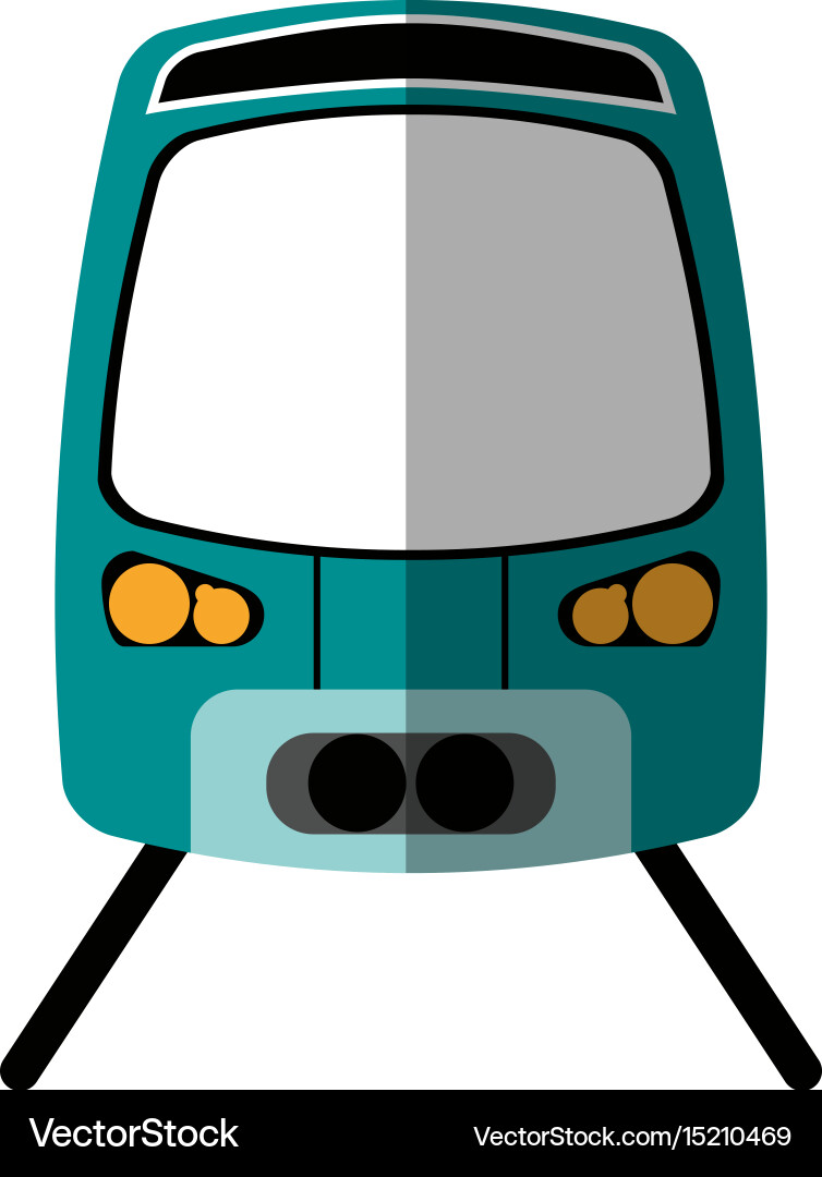 Train flat shadow Royalty Free Vector Image - VectorStock