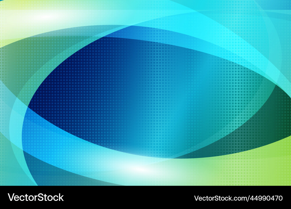 Blue green color combination abstract technology Vector Image