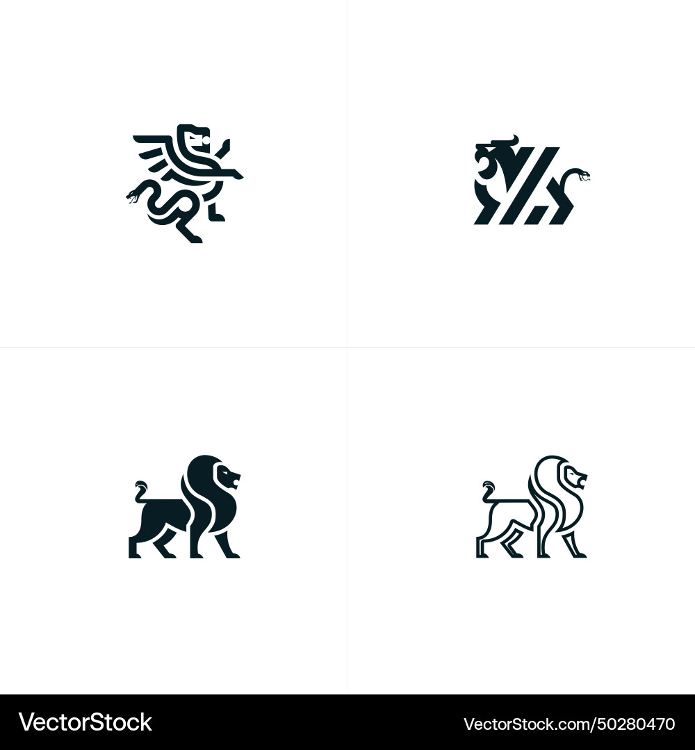 Chimera logo Royalty Free Vector Image - VectorStock