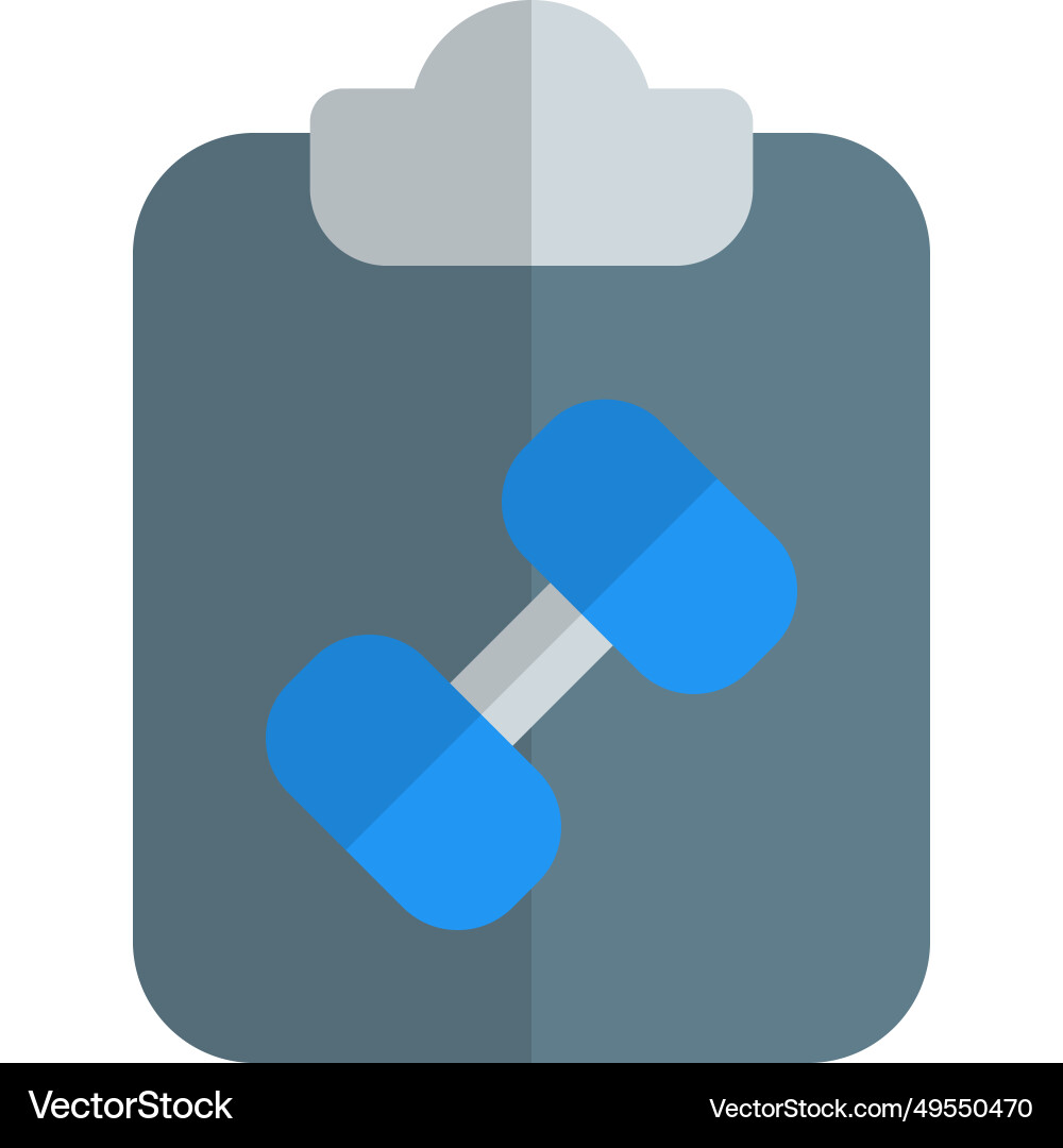 Daily routine exercise to do list isolated Vector Image