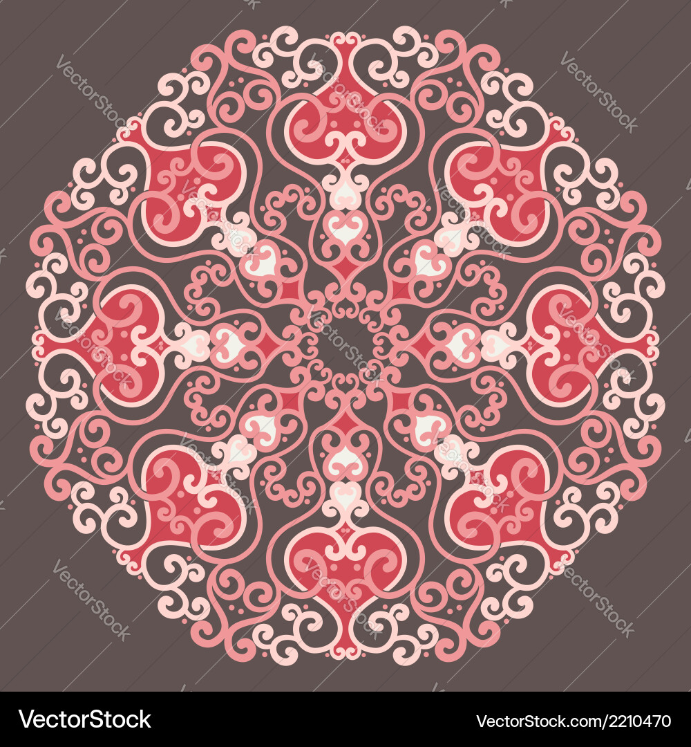 Intricate Lace Pattern Royalty Free Vector Image