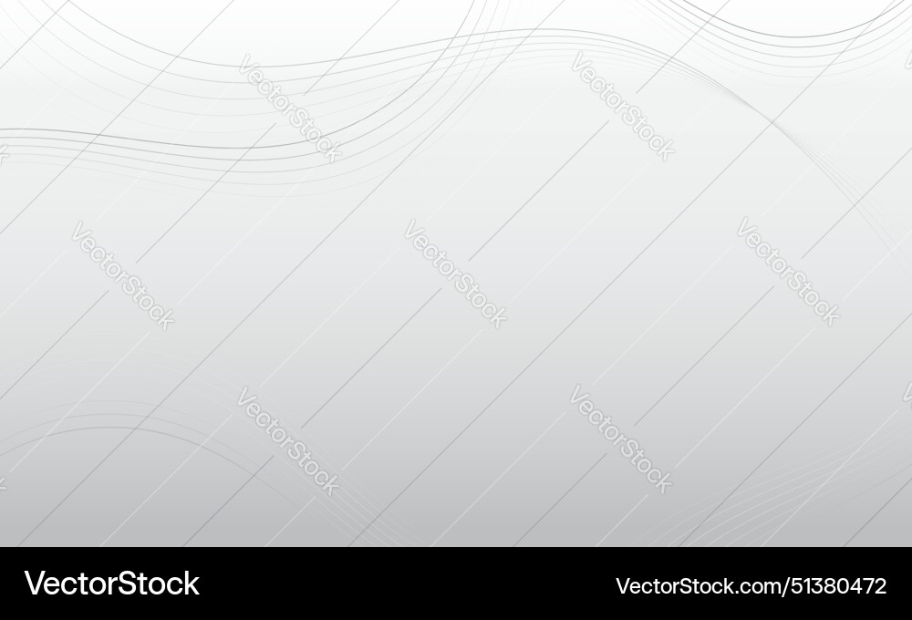 Abstract white background with lines curve Vector Image