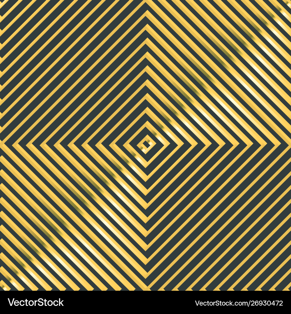 Golden Square Pattern Royalty Free Vector Image