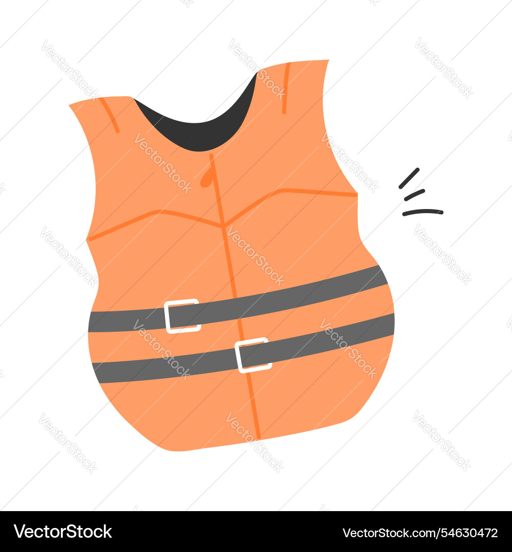 Life vest Royalty Free Vector Image - VectorStock