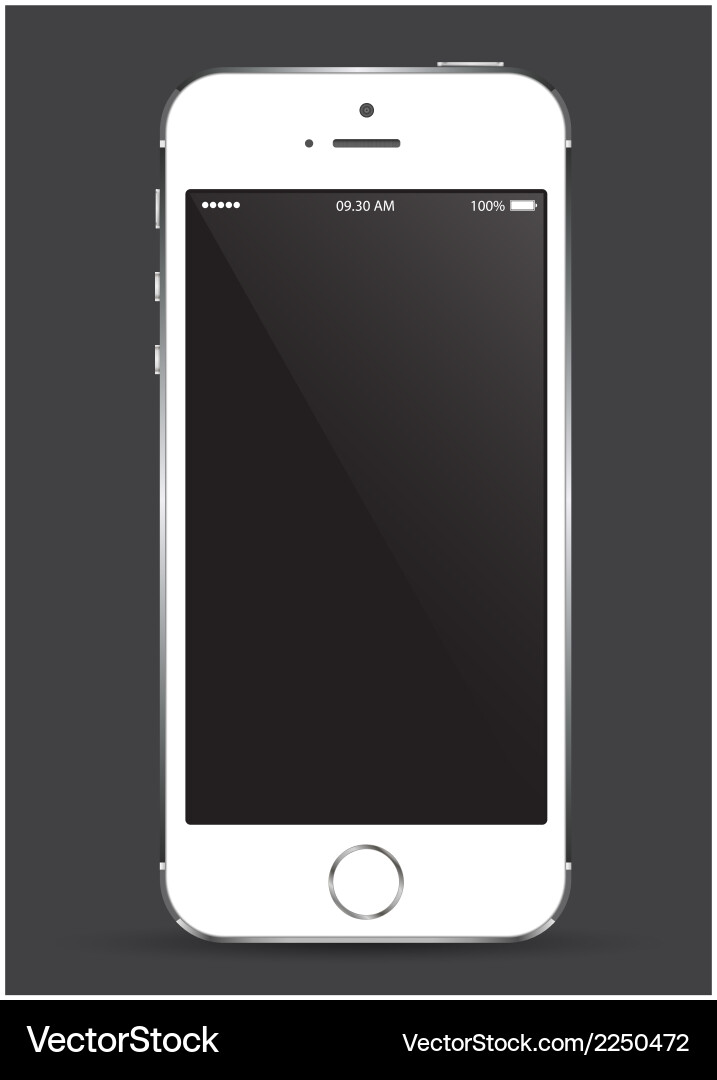 Realistic smartphone Royalty Free Vector Image