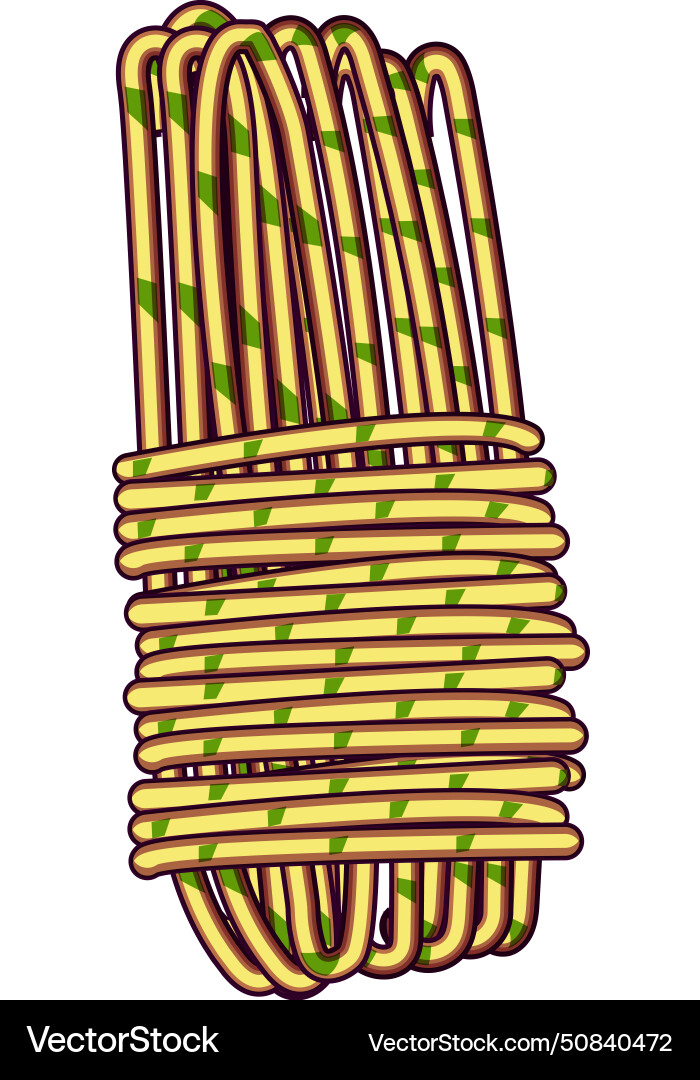 Twine cord rope cartoon Royalty Free Vector Image