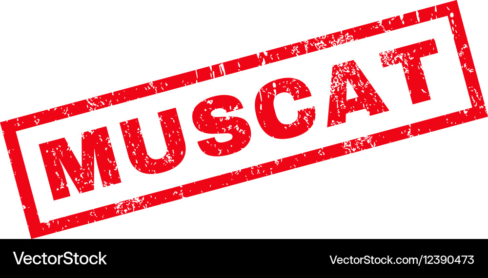Muscat rubber stamp (12390473) – Royalty-Free Vector | VectorStock
