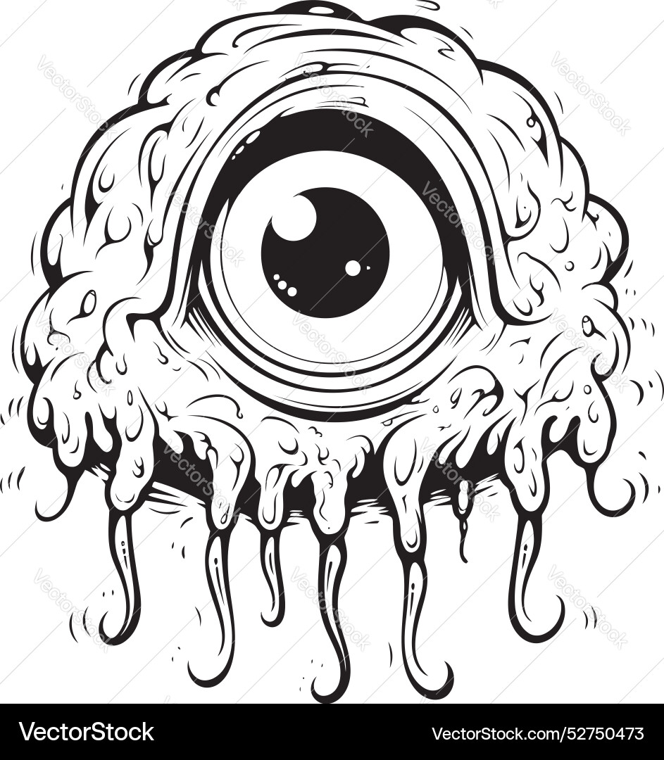 Quirky quarters coloring pages with mischievous Vector Image