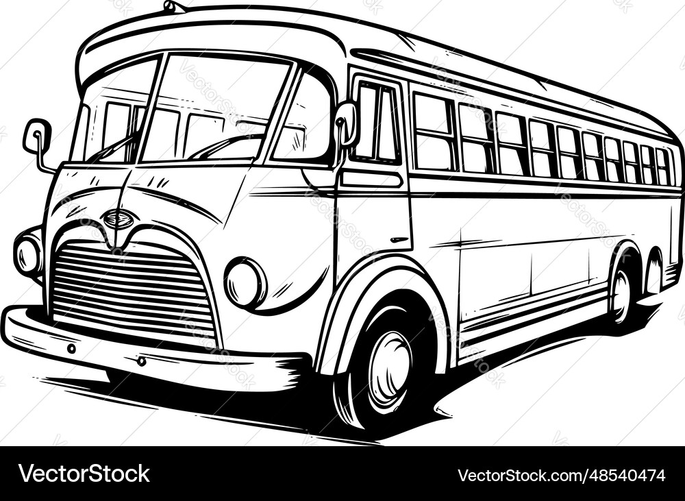 Bus Royalty Free Vector Image - VectorStock