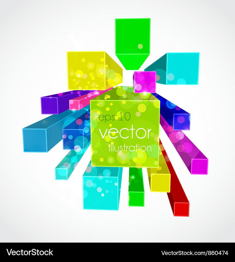 Colorful abstract background Royalty Free Vector Image