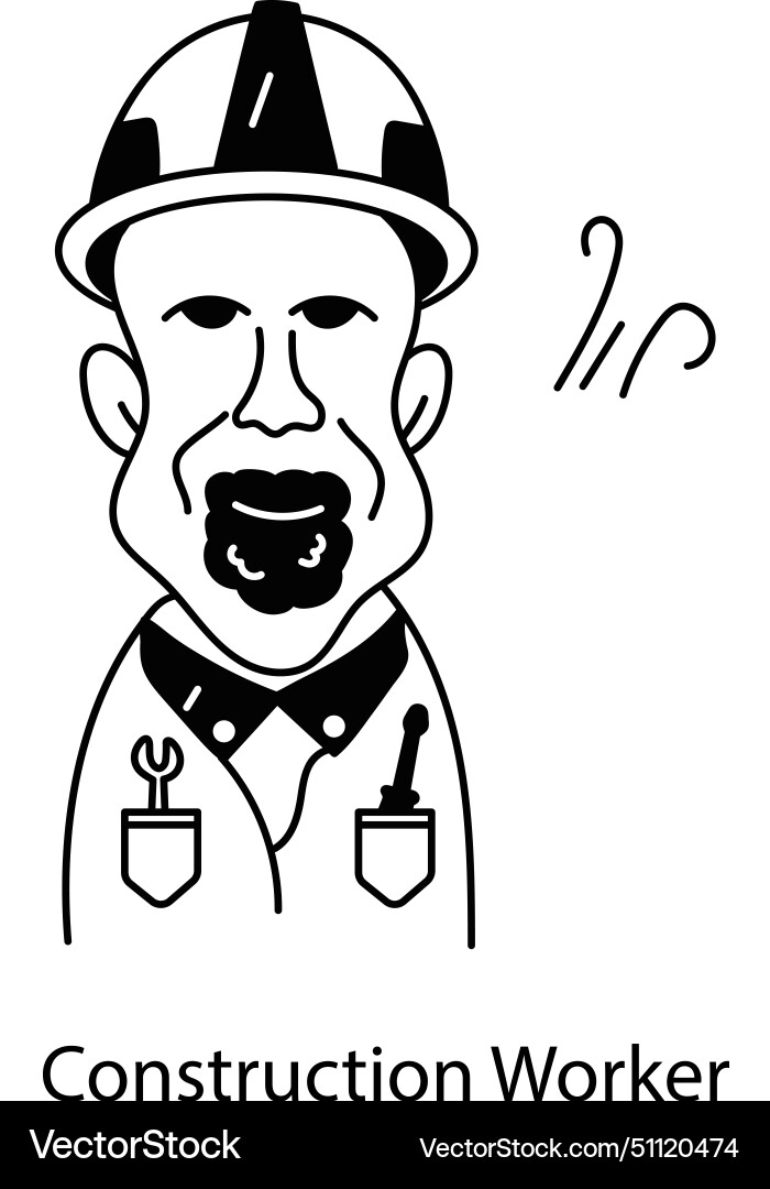 Construction worker Royalty Free Vector Image - VectorStock