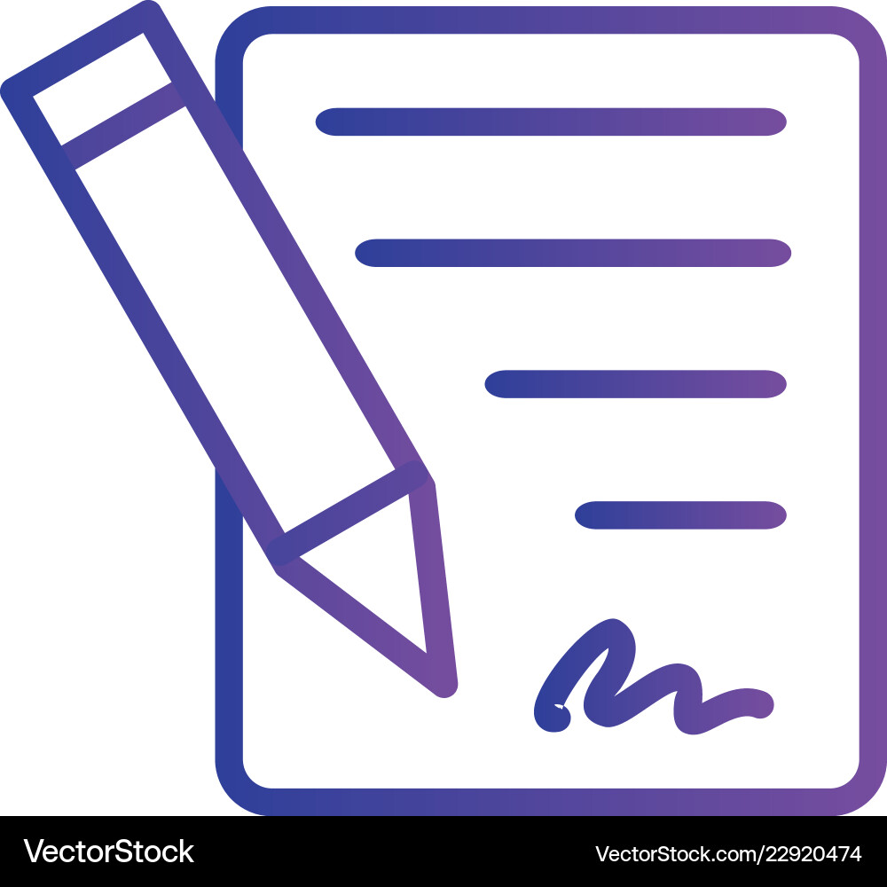 Contract icon Royalty Free Vector Image - VectorStock