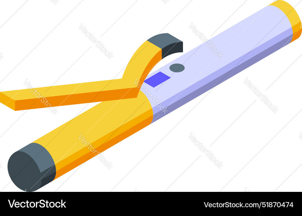 Curling iron creating beautiful long lasting curls